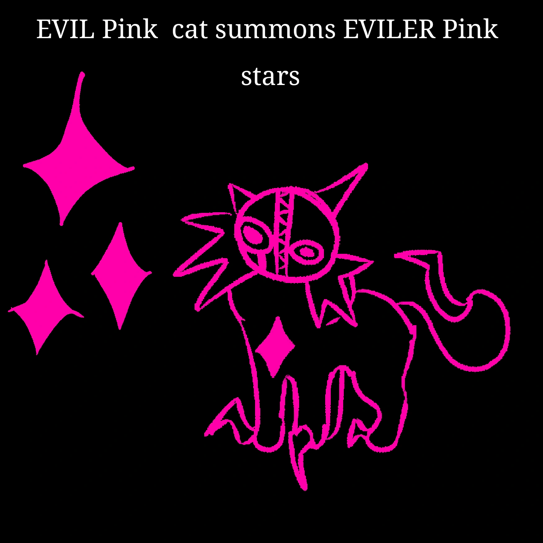 EVIL Pink cat summons EVILER Pink stars | Fandom
