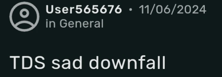 TDS sad downfall | Fandom