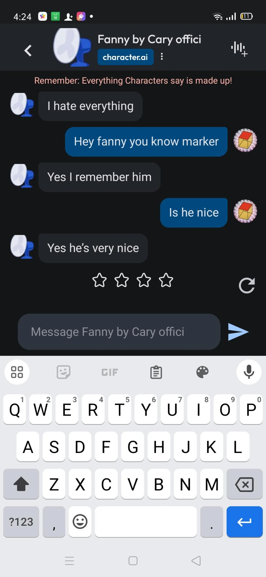 Well Fanny AI chat | Fandom