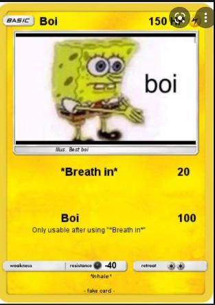 The Boi card | Fandom