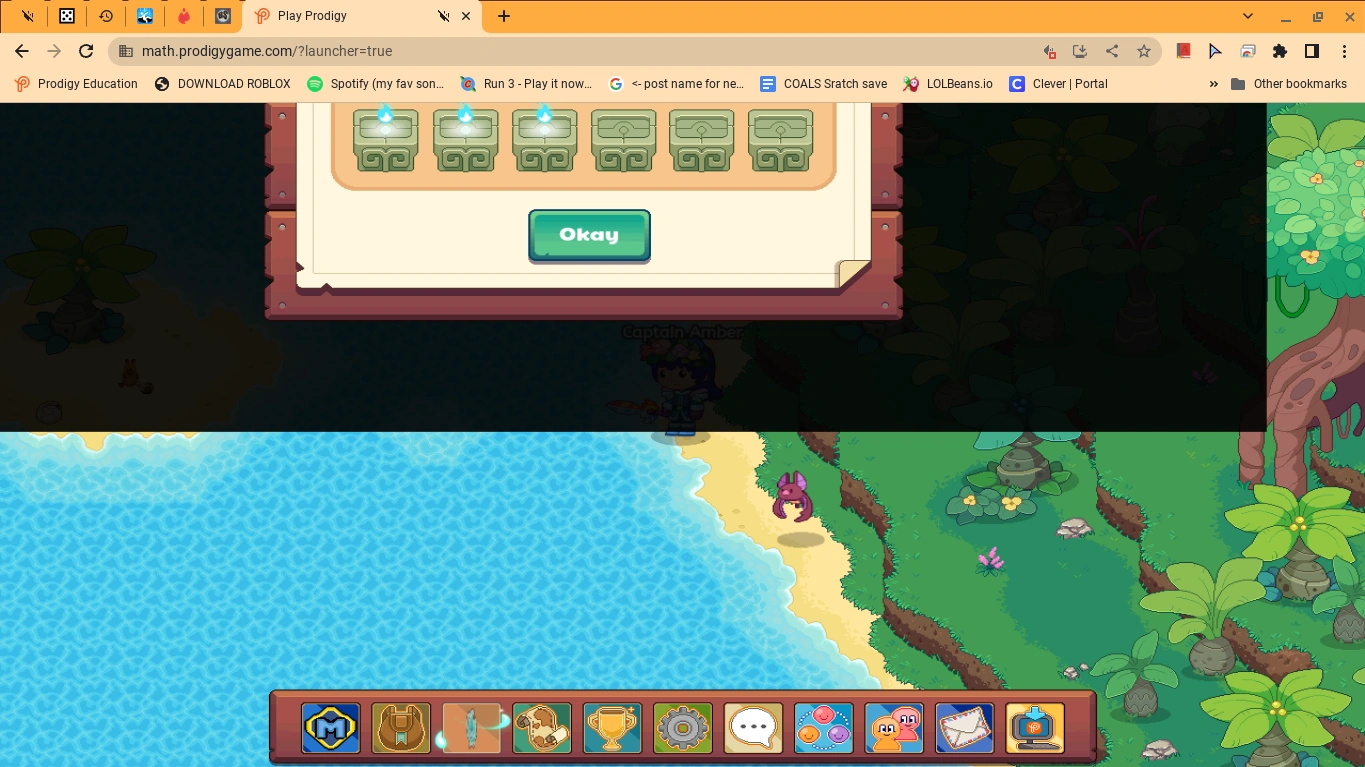 So i did that one thing on harmony island and went through the border ...