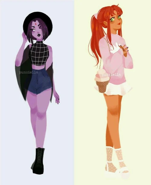 Modern raven and starfire | Fandom