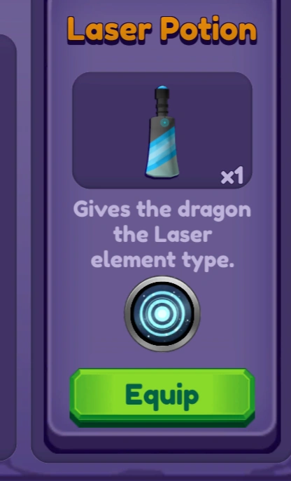 selling laser element potion | Fandom