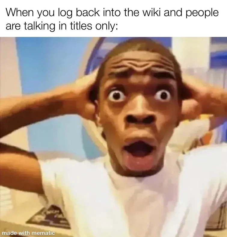 The person above me is confused | Fandom