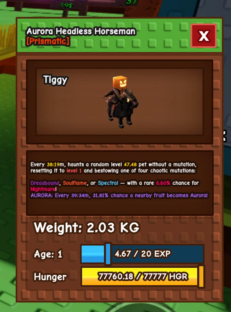 The headless horseman mutation reveal | Fandom