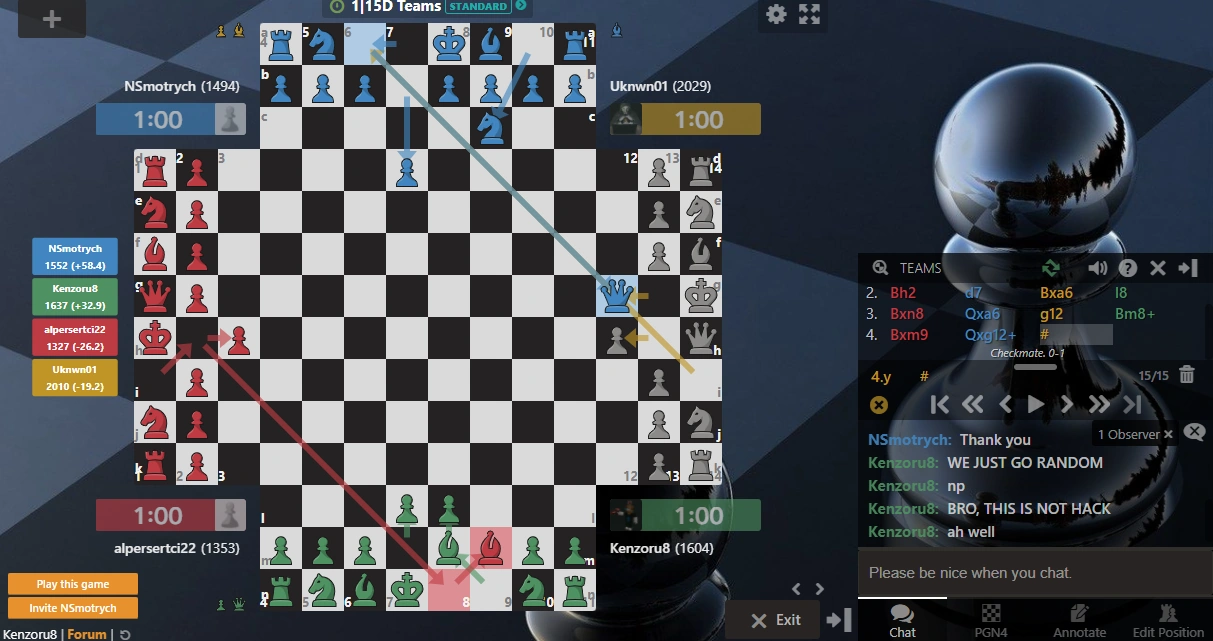 How we check mate in 4 moves | Fandom