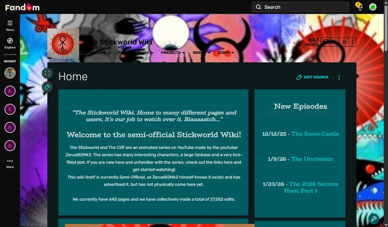 Home page changes also pls change the wiki looks | Fandom