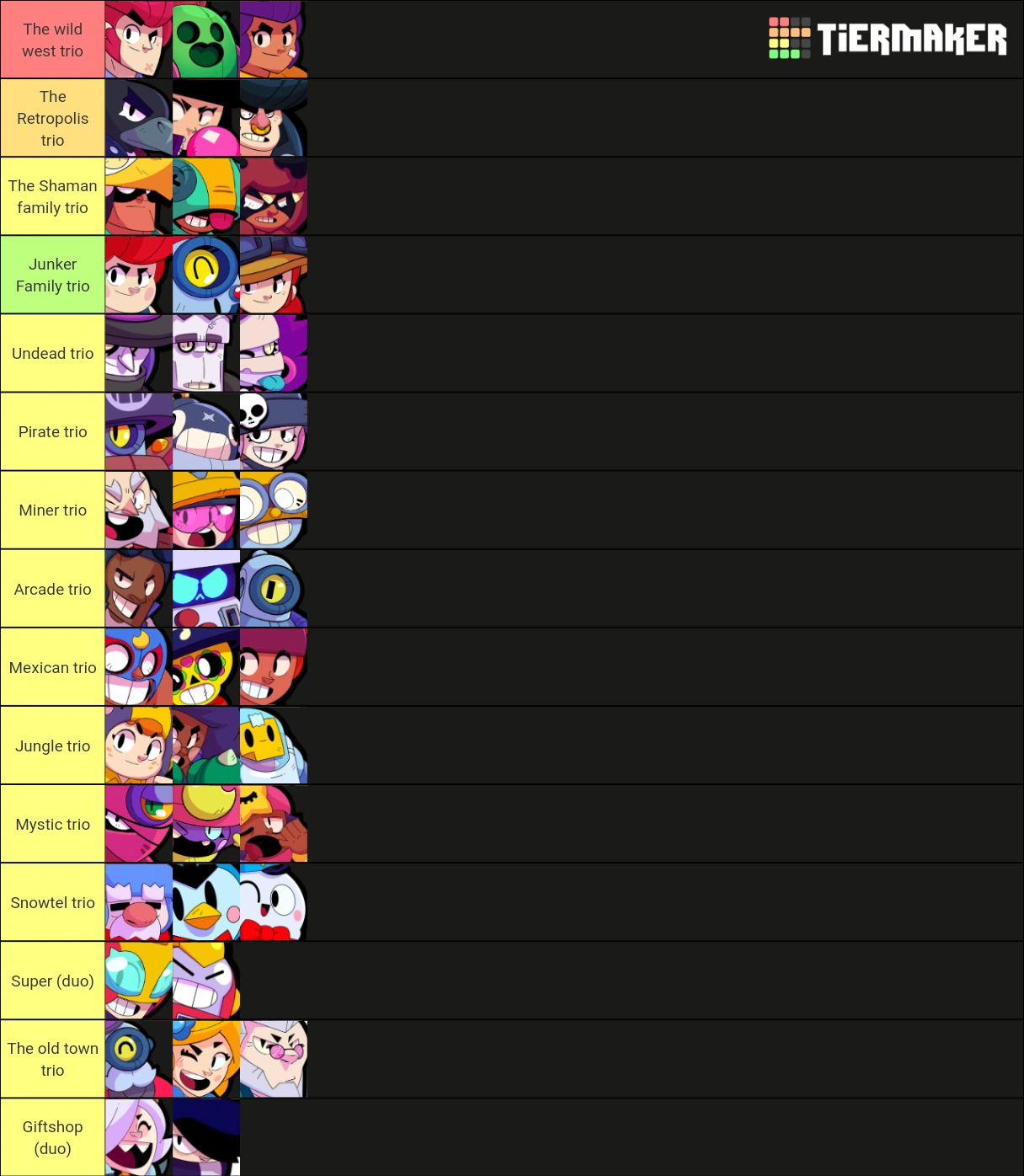 New year's trios... Brawler family. | Fandom