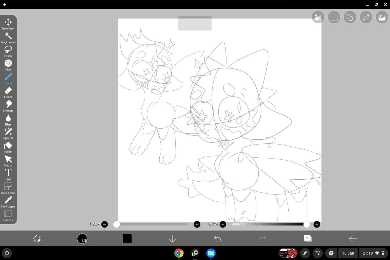 AU art WIP | Fandom