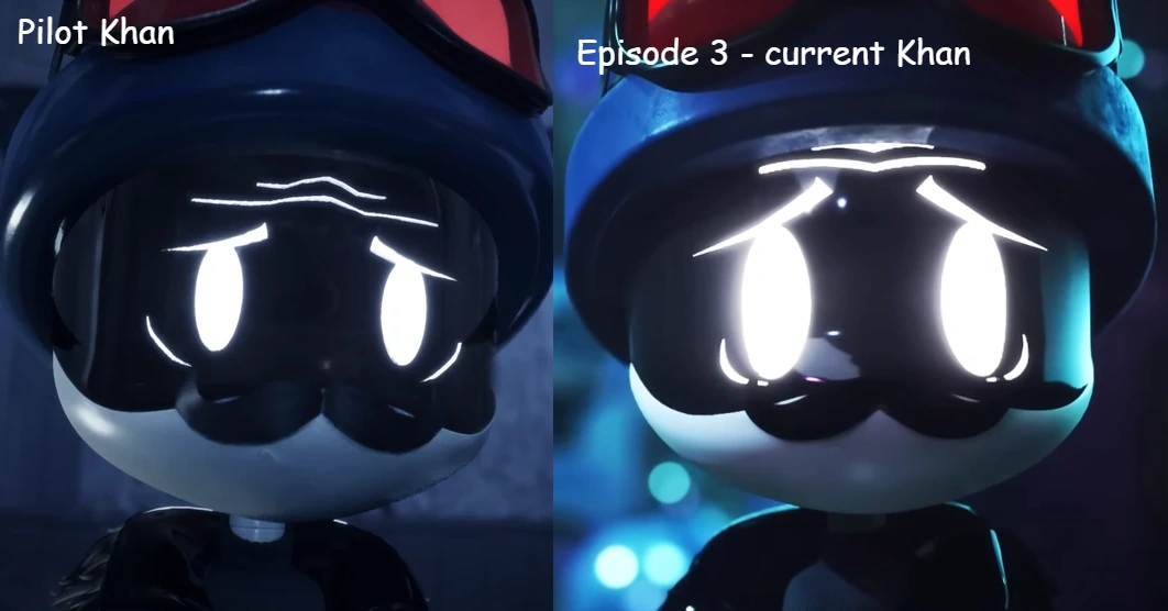 a post about how the designs/animation of murder drones has improved ...