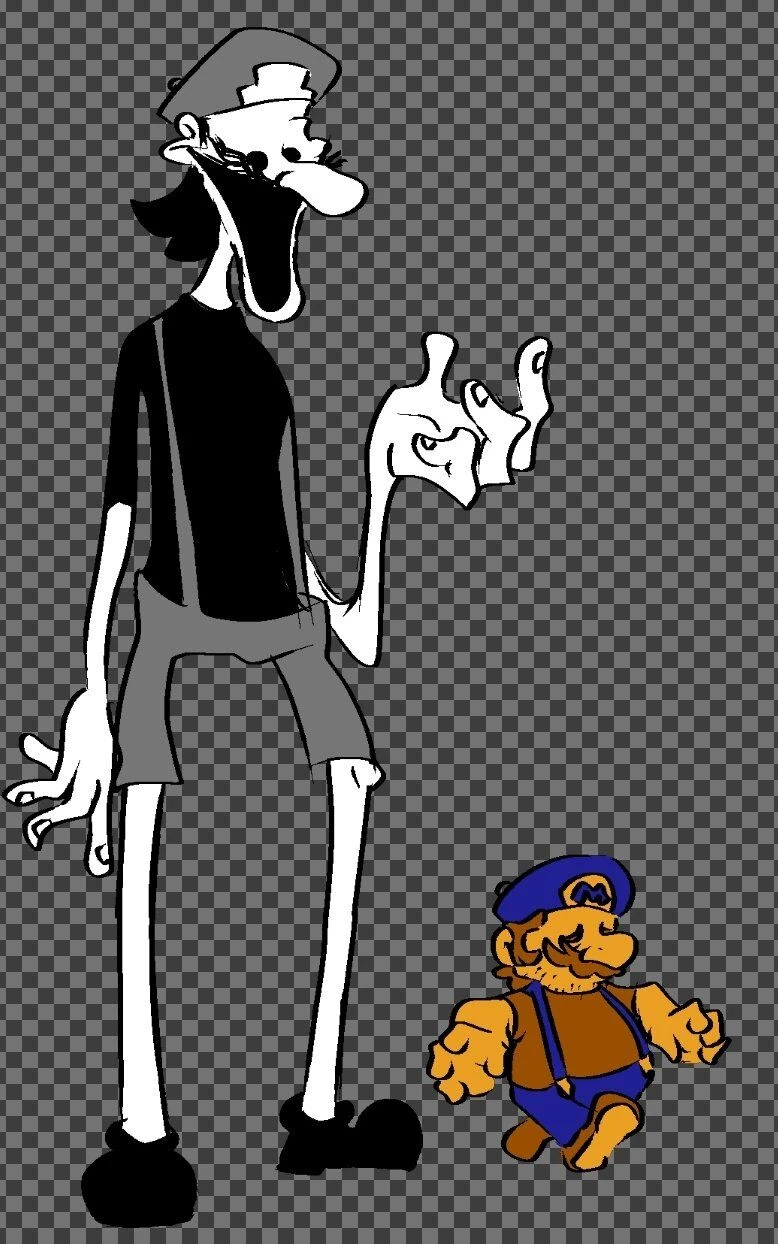 d side mx and luigi (which are swapped) reminds me of too late.exe | Fandom