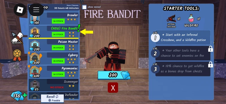 New class:fire bandit | Fandom