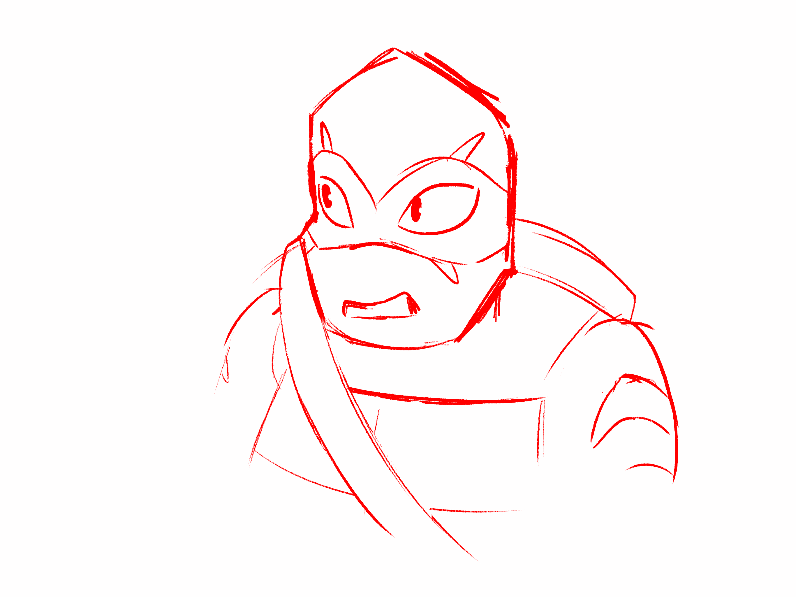 Repost of my rottmnt doodles (me kindof trying to replicate the show’s ...