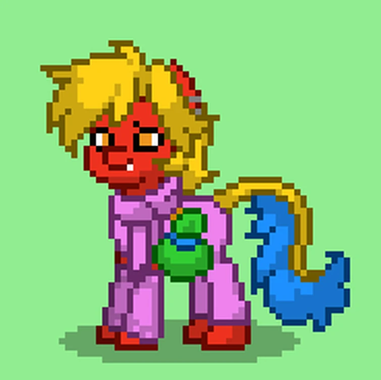I'm bored so try guessing the character i'm making for some ponytown ...