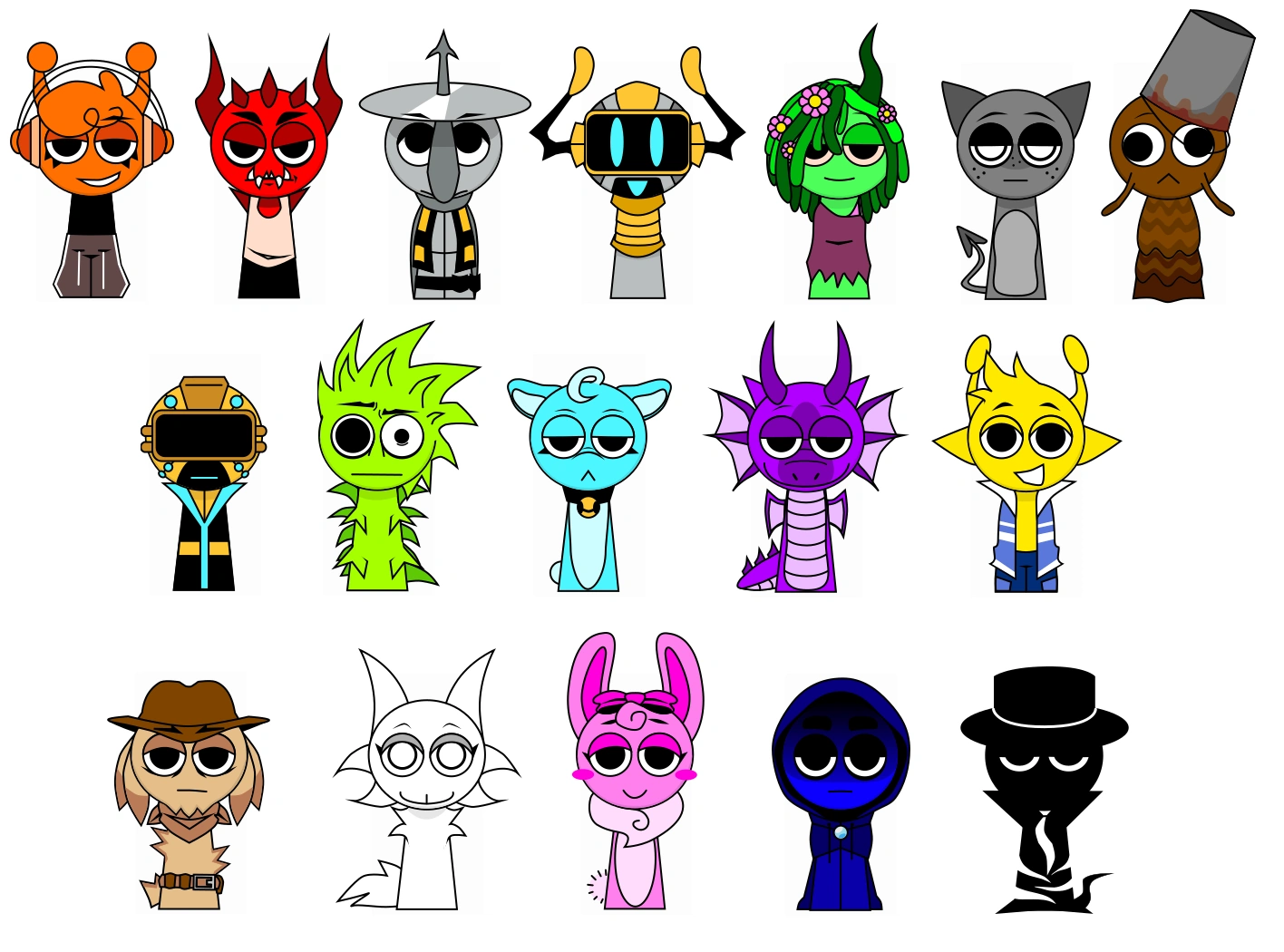 the sprunki sprite versions of my partner and i's au | Fandom