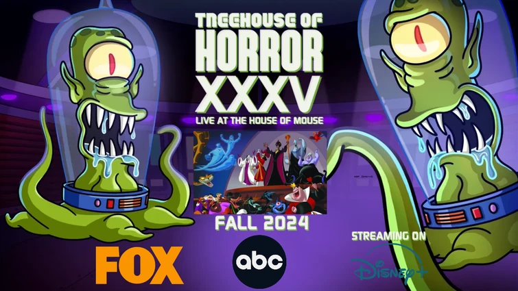 Treehouse of Horror XXXV: Live at the House of Mouse Teaser Poster [UPDATED] | Fandom
