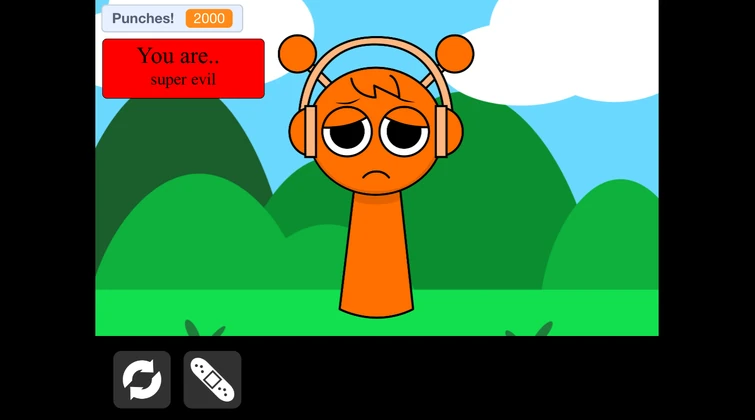 Poor guy (OMG IS THIS THE NEW WORLD RECORD IN SPRUNKI PUNCH? yes this is me) | Fandom