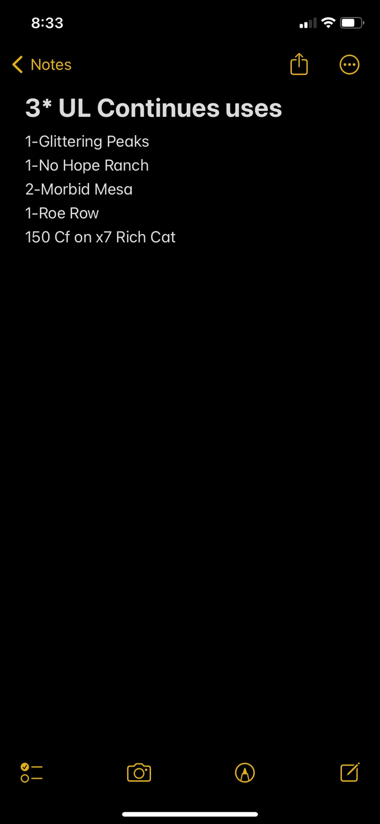 UL 3* Progress | Fandom