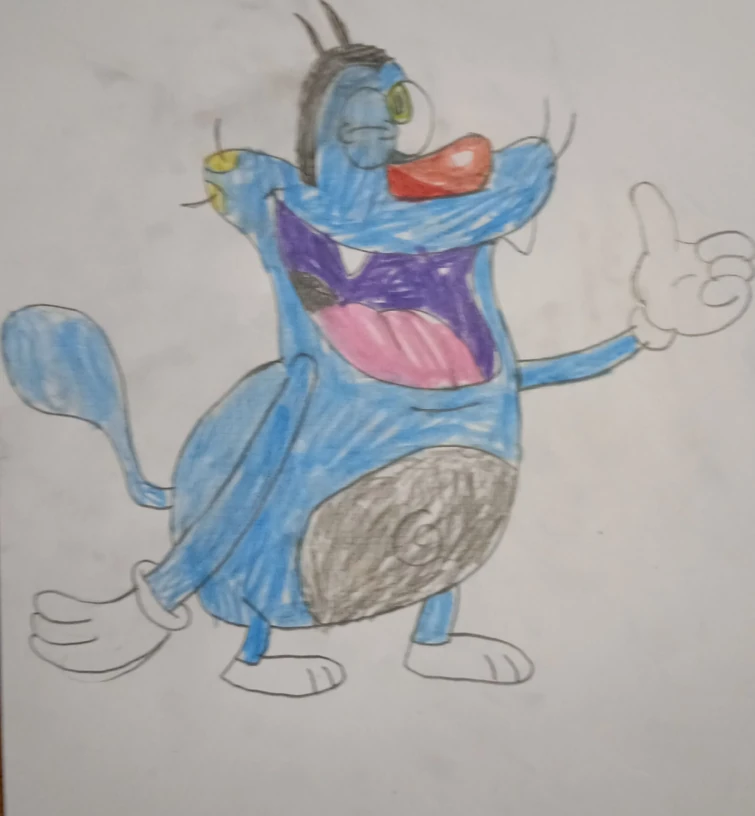 My drawing of Oggy | Fandom