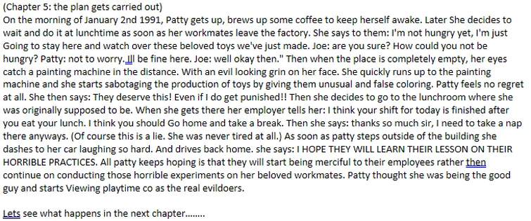 PART 5 Origin story of Patty hall | Fandom