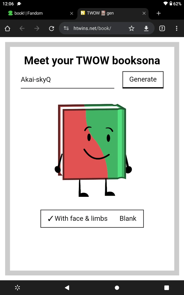 My booksona | Fandom