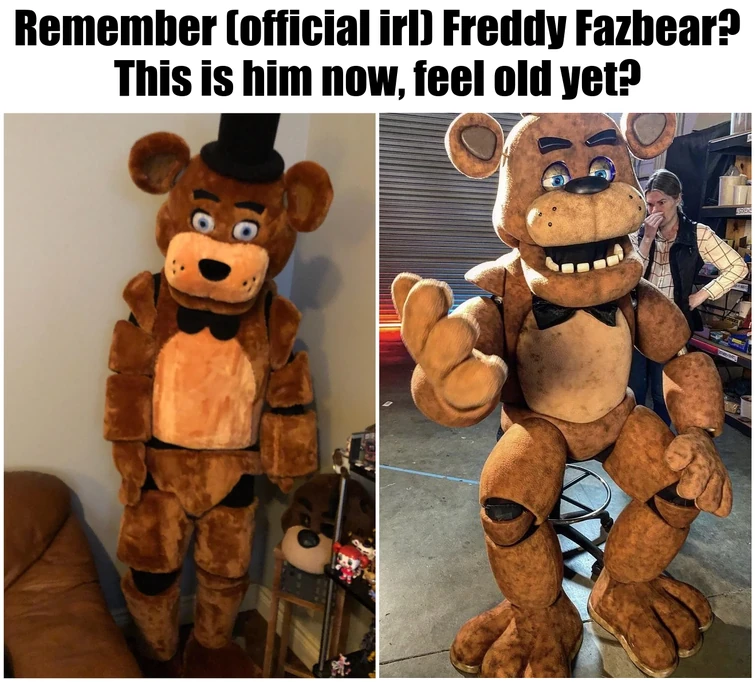 Official In Real Life Freddy Fazbear Glowup | Fandom