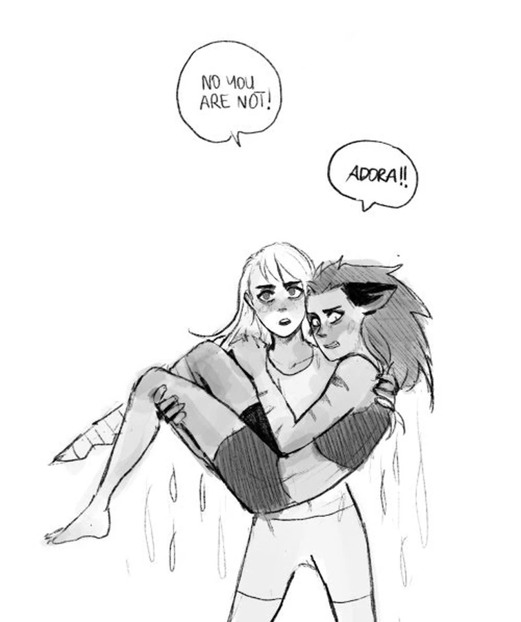 Part 2 of that messy catradora comic. Just let them be happy and in ...