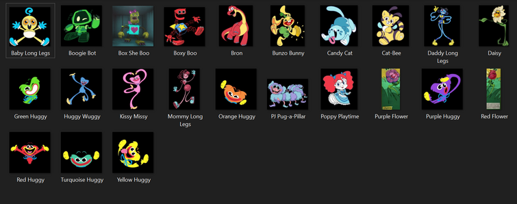 All 23 toys Playtime Co. made so far. | Fandom