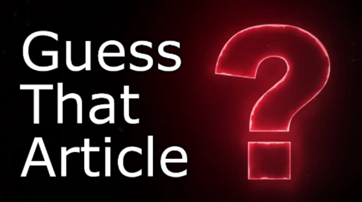 ☀️ [Guess That Article] Round 207 | Fandom