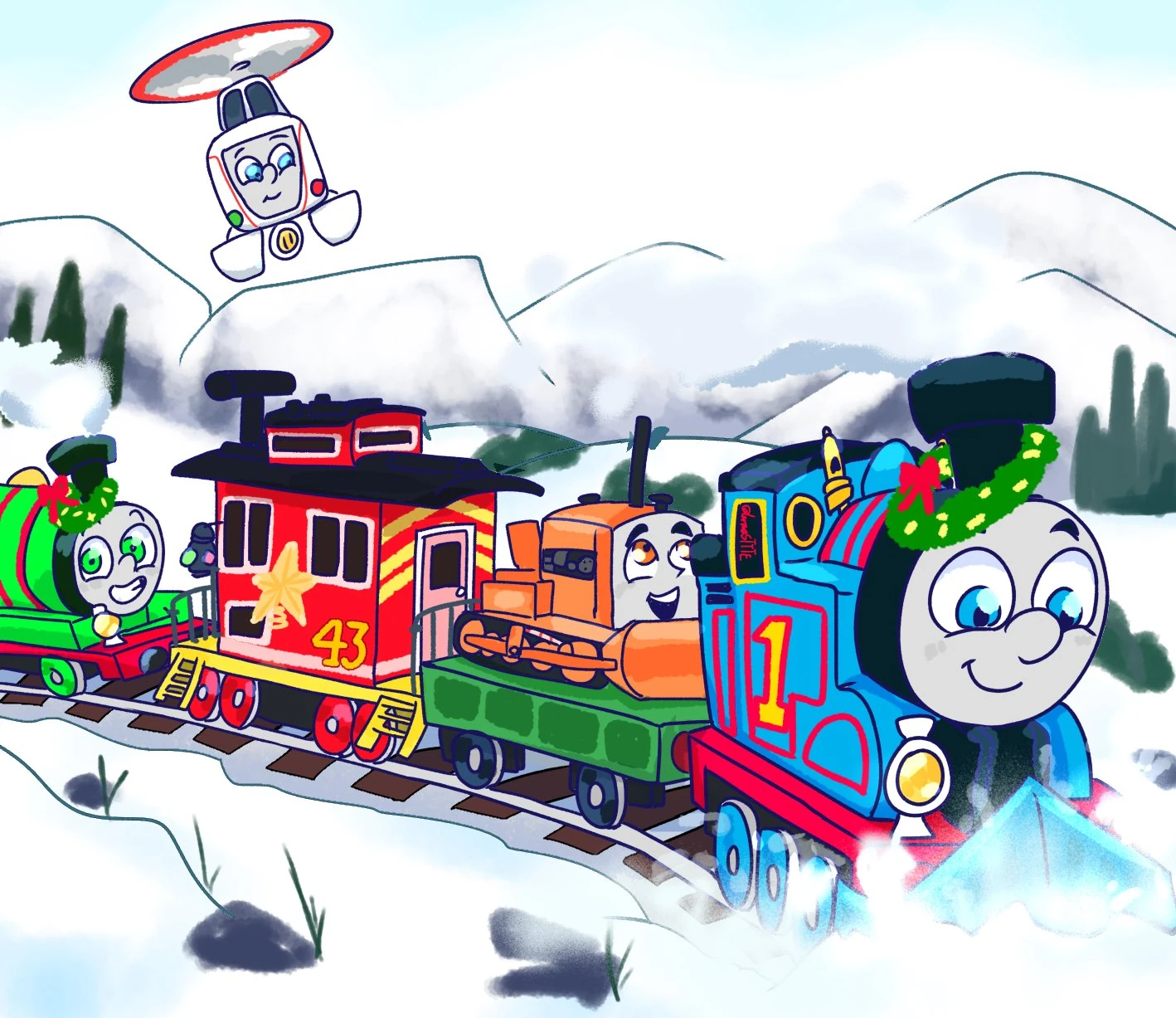 AEG Thomas and Percy’s Christmas Adventure | Fandom
