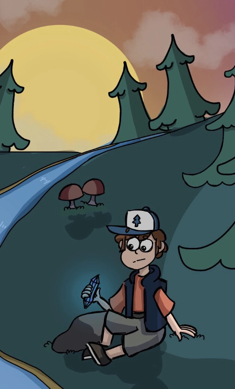 Gravity Falls Dipper Drawing