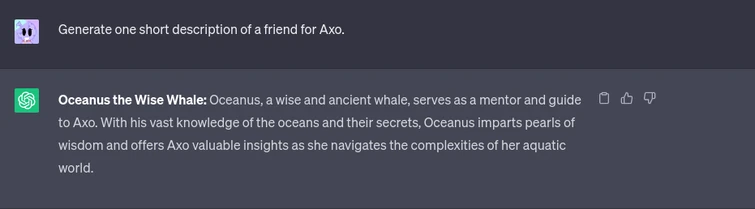 Thanks ChatGPT. | Fandom