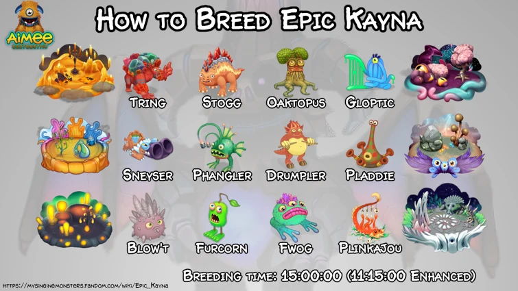 How to Breed Epic Kayna - all 6 Islands | Fandom