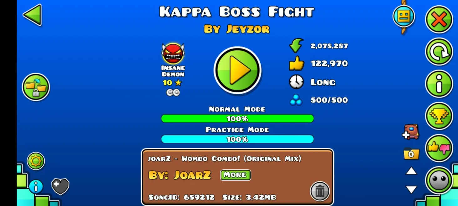 i beat kappa boss fight in 199 attempts (demon #420) | Fandom
