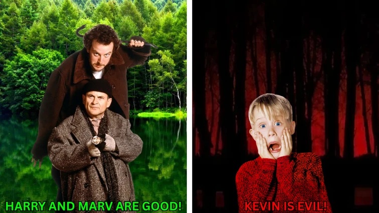 Harry and Marv are good, and Kevin is evil. | Fandom