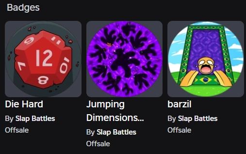 The three most recent badges on my alt | Fandom