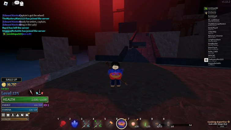 apparently the insanity effect from food stacks with akursius keep's ...