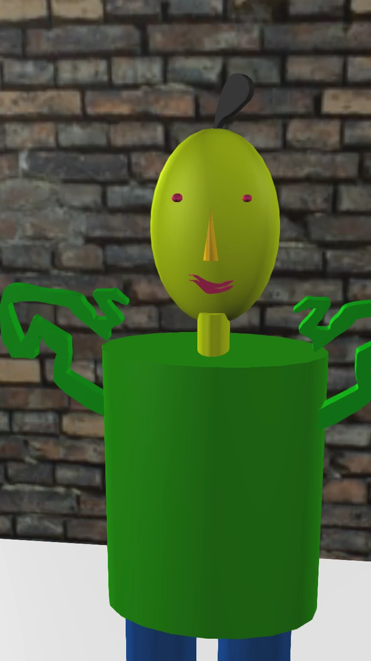 I'm bored, anyone wanna do cursed/weird images with Baldi's basics ...