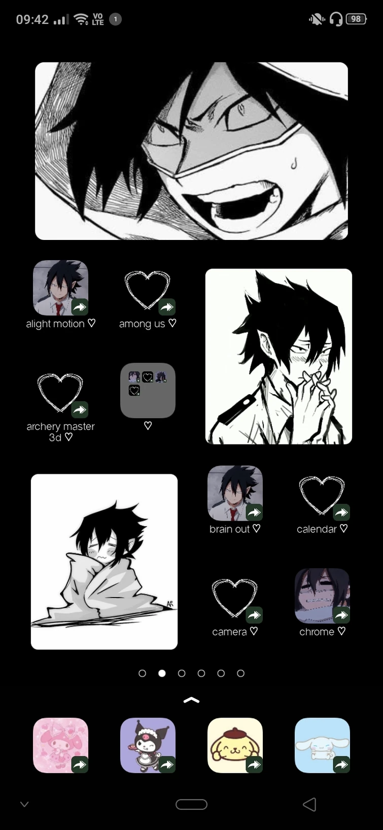 My lock screen + pages of my homescreen even tho nobody asked | Fandom