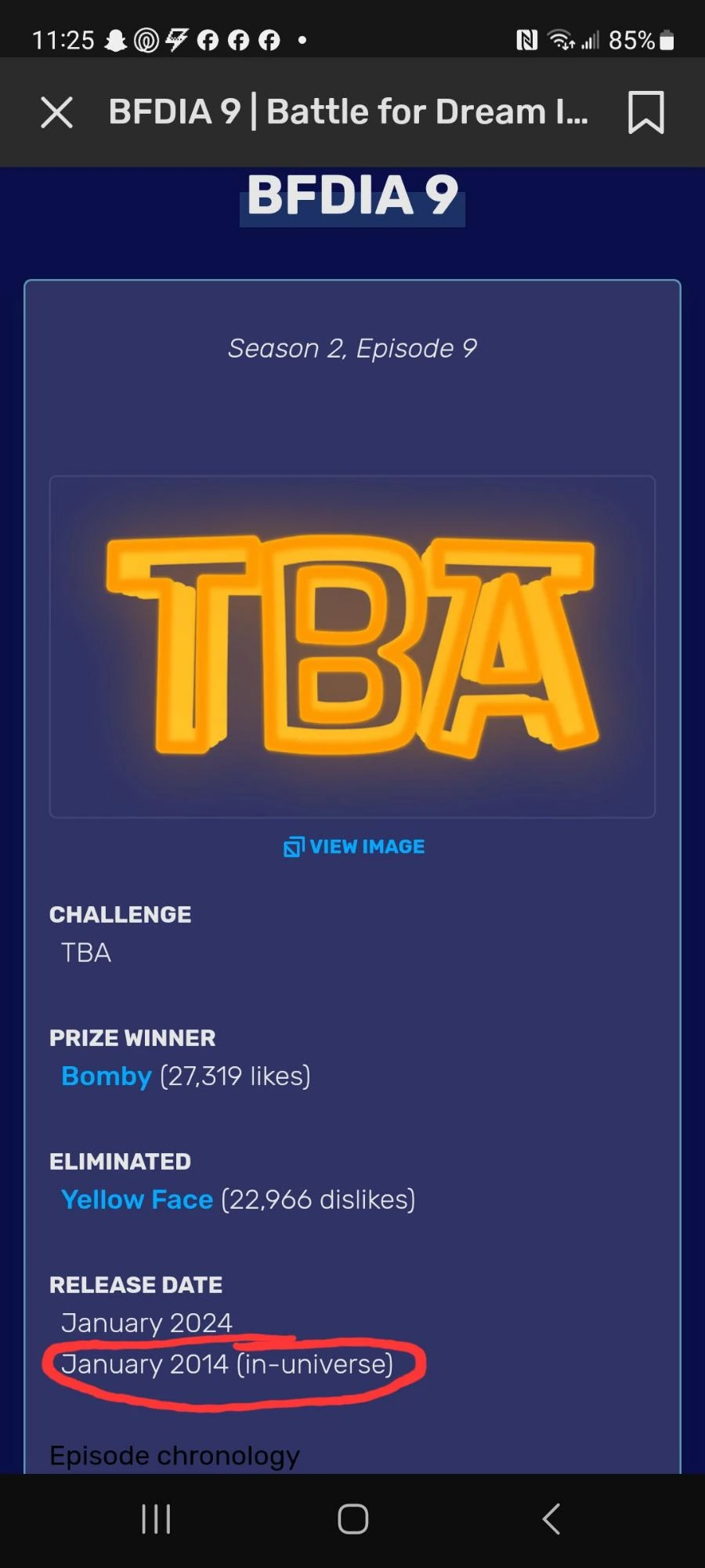 BFDIA 9 release date | Fandom