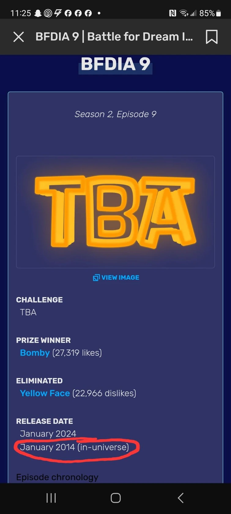 BFDIA 9 release date | Fandom