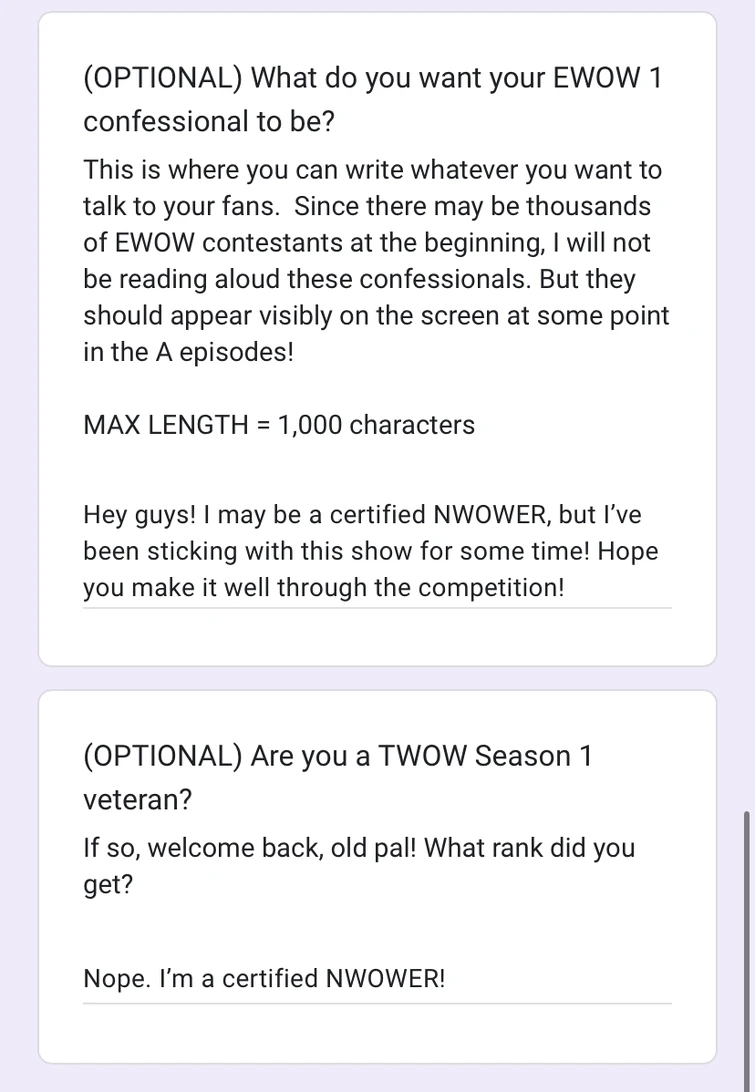 signing up 4 EWOW | Fandom