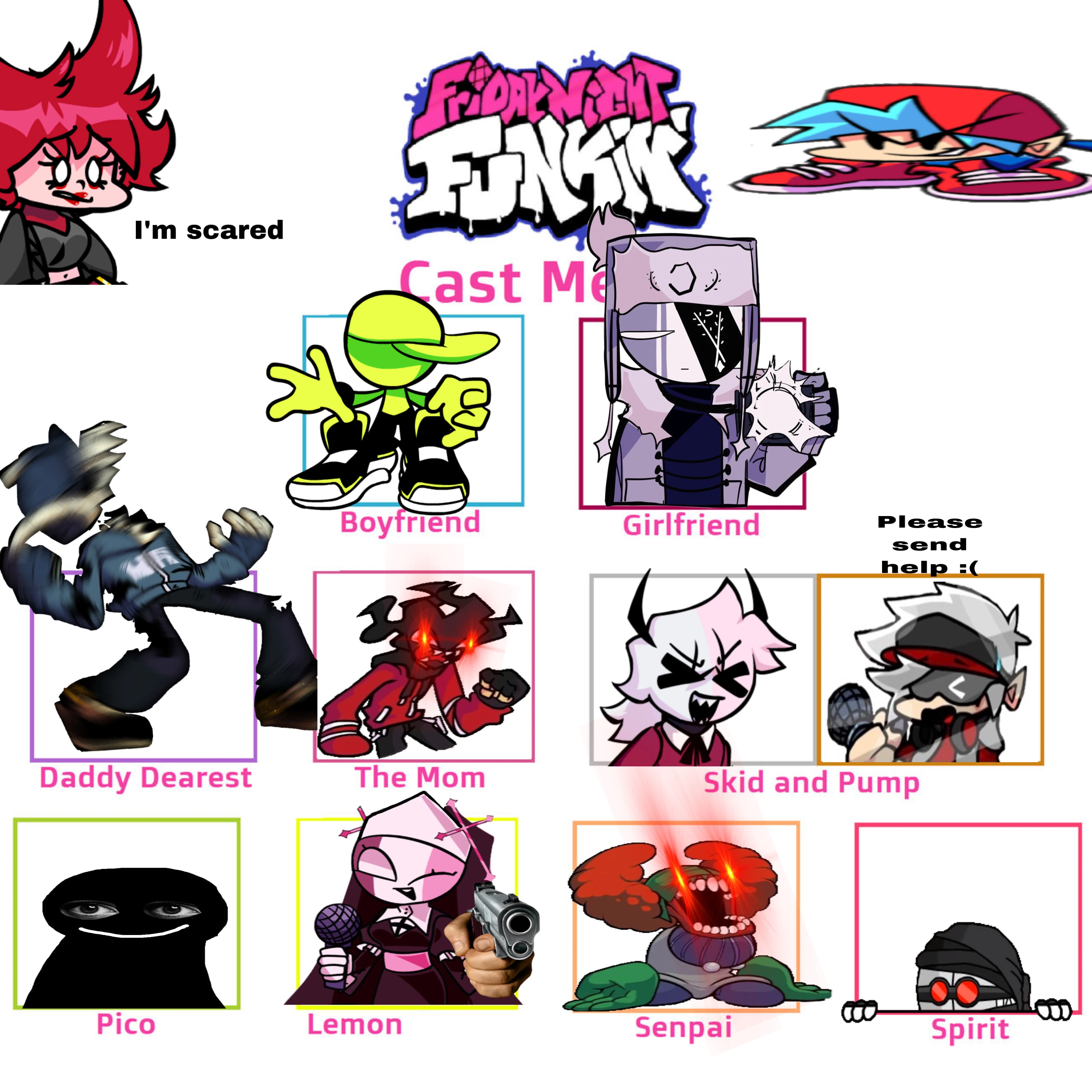 Friday Night Funkin cast memes be like | Fandom