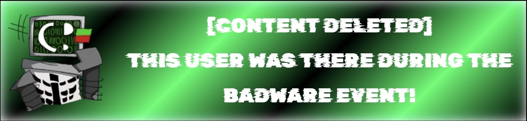 do we fw this badge i made for the badware event on the dod wiki? | Fandom