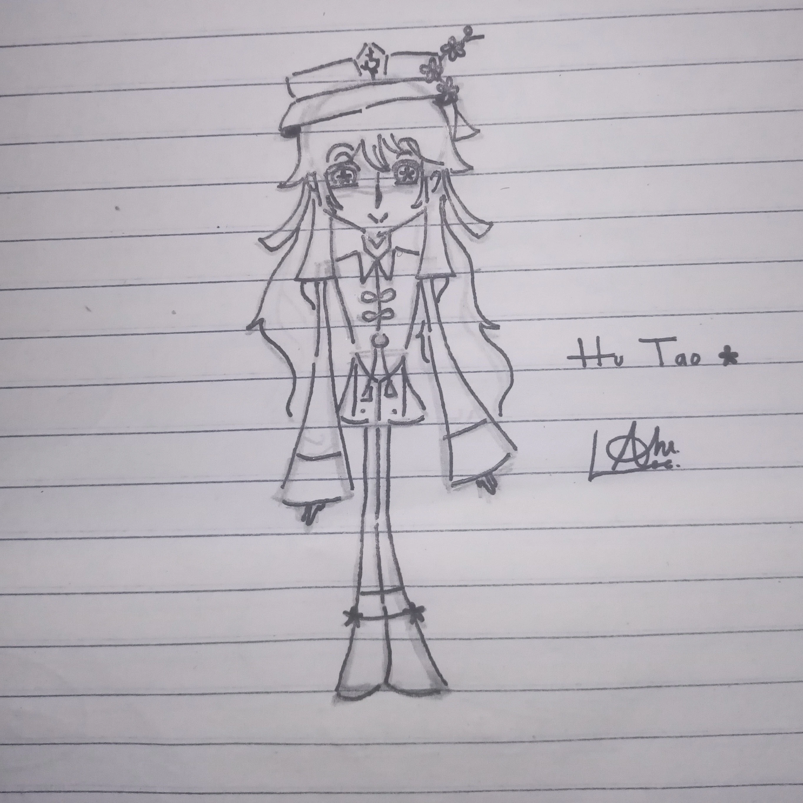 Silly Hu Tao drawing ^^ | Fandom