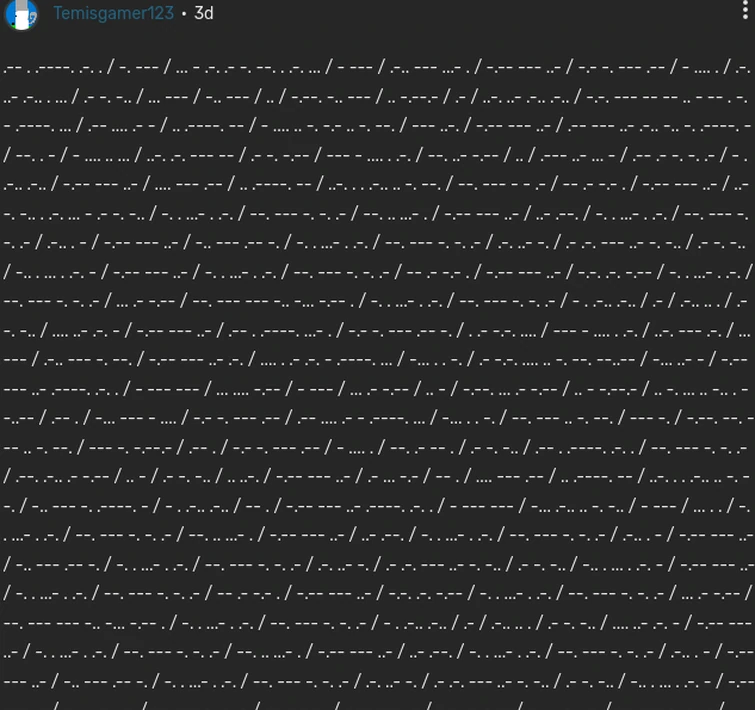 oh boy i sure do love morse code! | Fandom