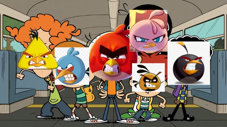 Replaced Lincoln and the gang with the Angry Birds | Fandom