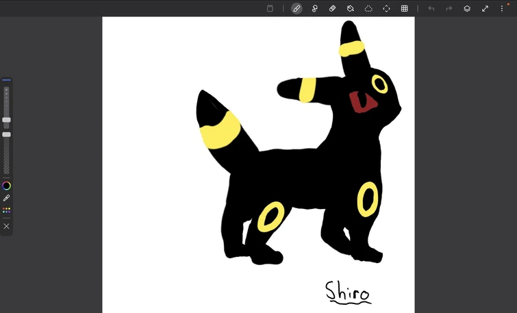 Shiro's first time drawing a pokemon | Fandom