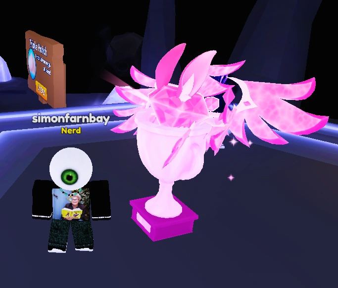 waow first secret, the super duper (!!!) trophy after one gazillion ...