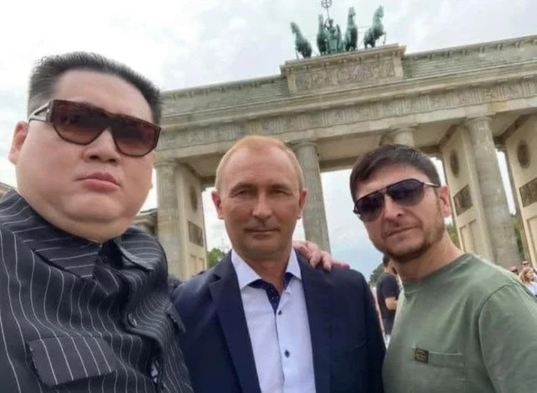 Zelenskyy, Putin and Kim Jong Un selfie in Berlin | Fandom